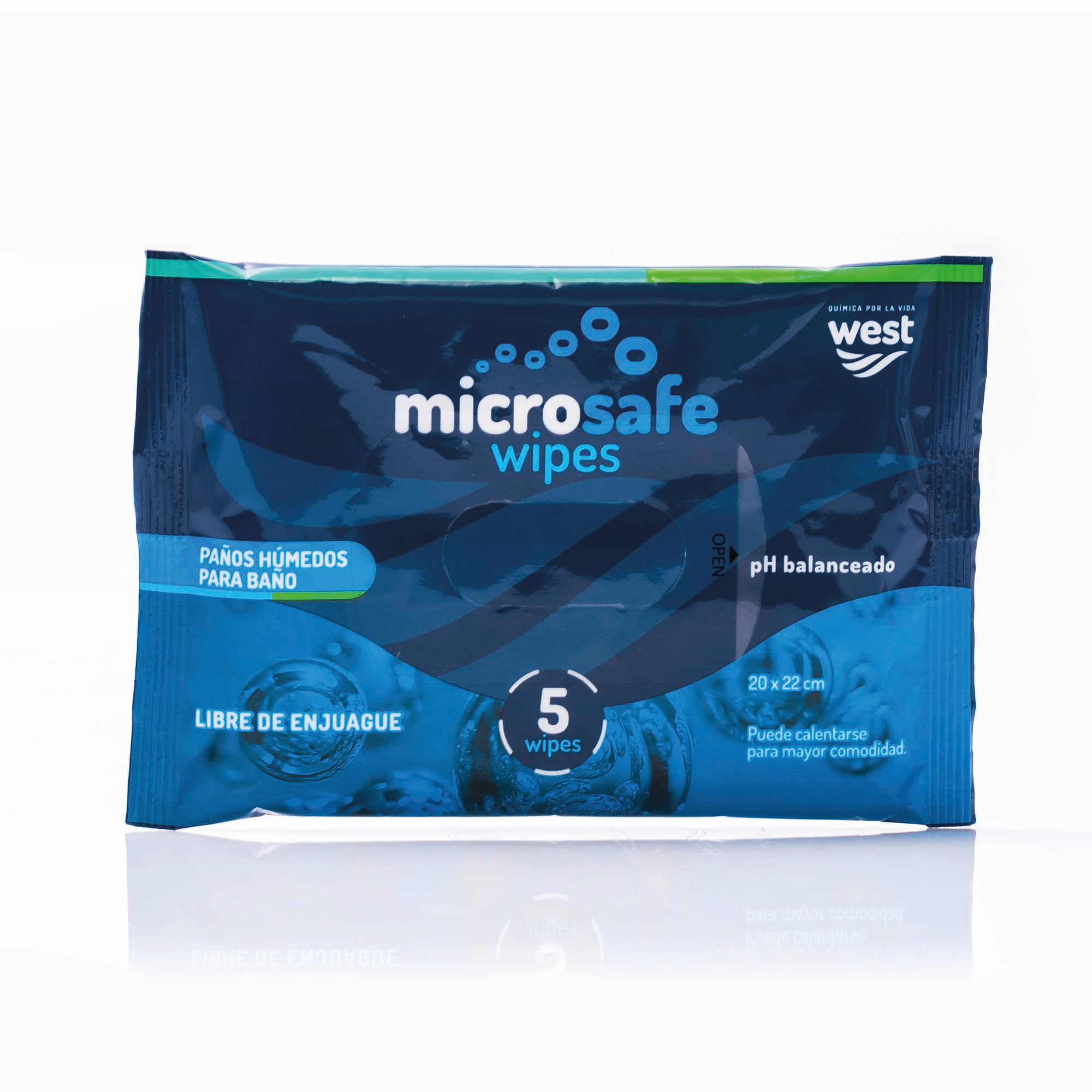 Paños humedos Microsafe Wipes x5 - Ortopédicos Futuro